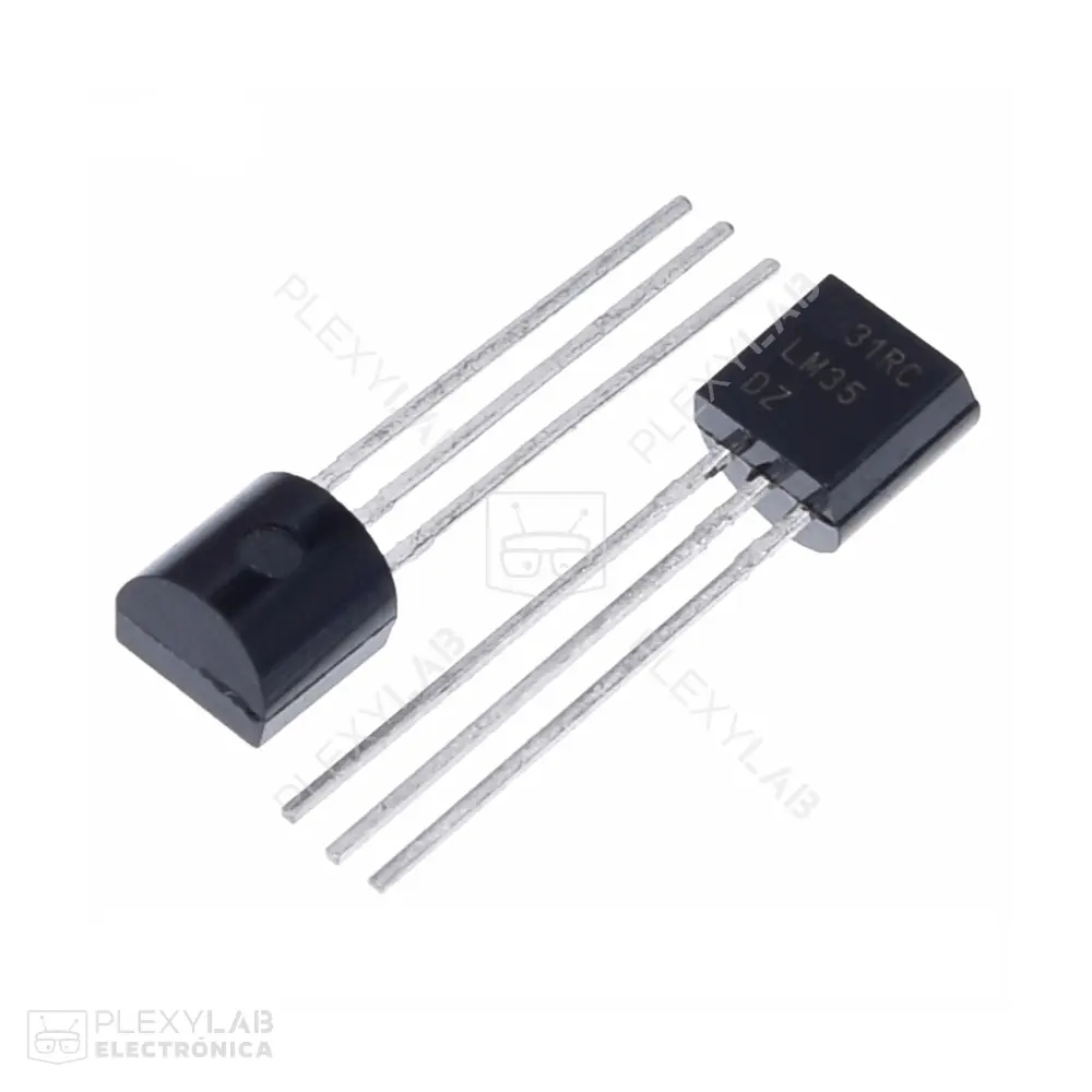 Sensor de temperatura LM35 DZ encapsulado TO-92 | PLEXYLAB